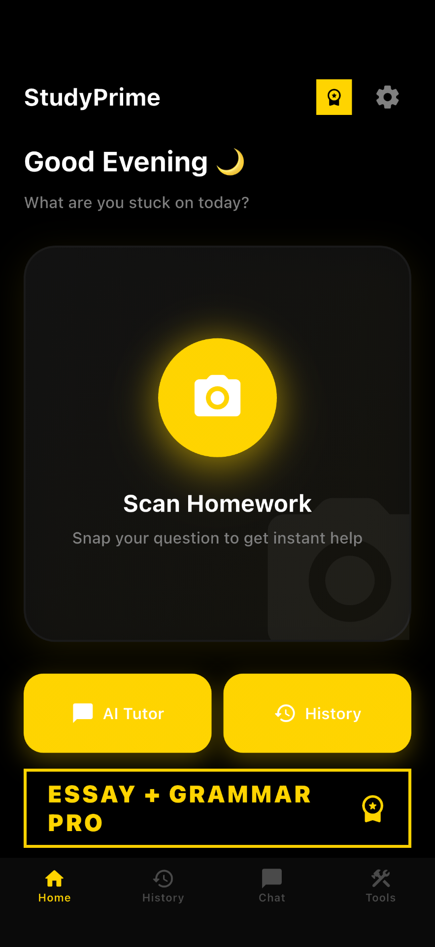 StudyPrime — AI Study App | Homework Scanner, Essay Writer & Study Tools